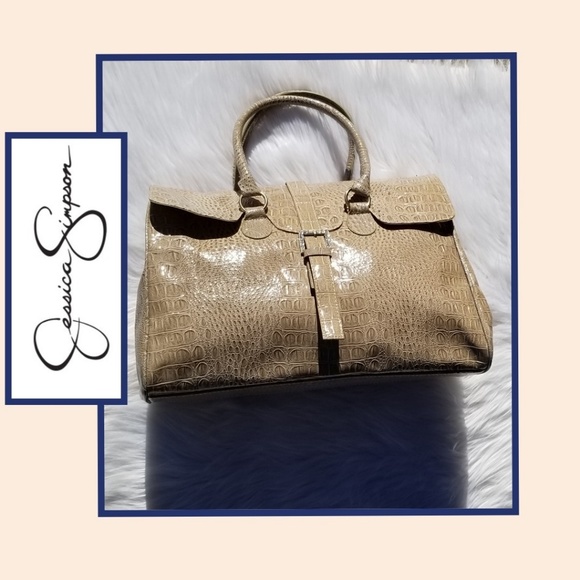 Jessica Simpson | Bags | Jessica Simpson Crocodile Weekender Bag | Poshmark